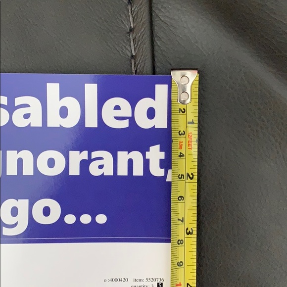 Other | Bumper Sticker Dont Look Disabled Dont Look Ignorant | Poshmark